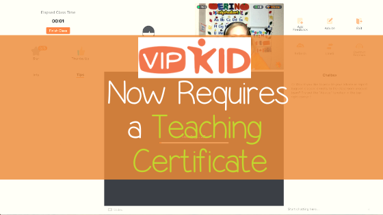 VIPKID Now Requires a Teaching Certificate! - And She Travels